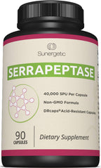 Sunergetic Serrapeptase digestive enzymes capsules