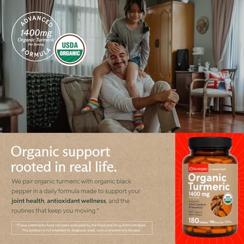 Sunergetic turmeric for joint support