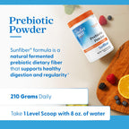 Sunfiber prebiotic powder for digestive support