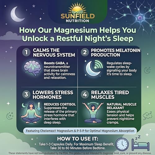 Sunfield magnesium for muscle support
