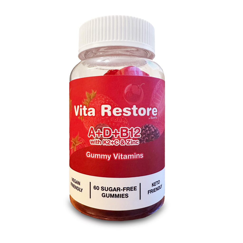 SunFlo multivitamin gummies for energy