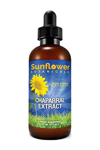 Sunflower Botanicals chaparral root extract benefits