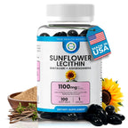 Sunflower Lecithin capsules for health