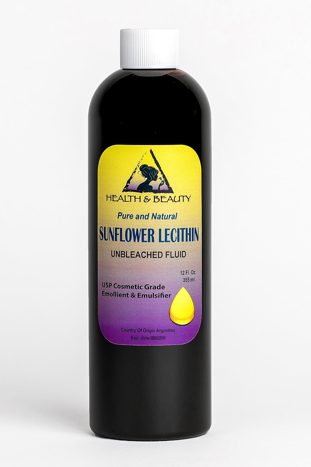 Sunflower lecithin liquid for healthy digestion