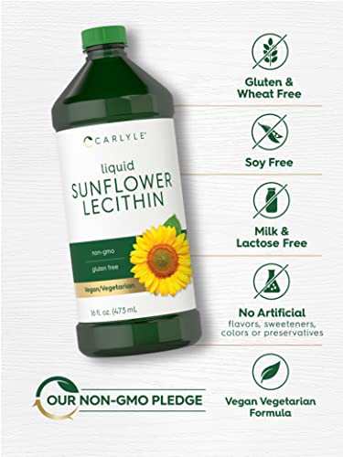 Sunflower lecithin liquid for smoothies