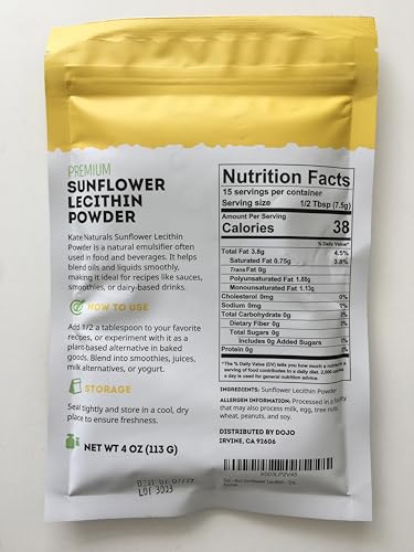 sunflower lecithin powder for energy