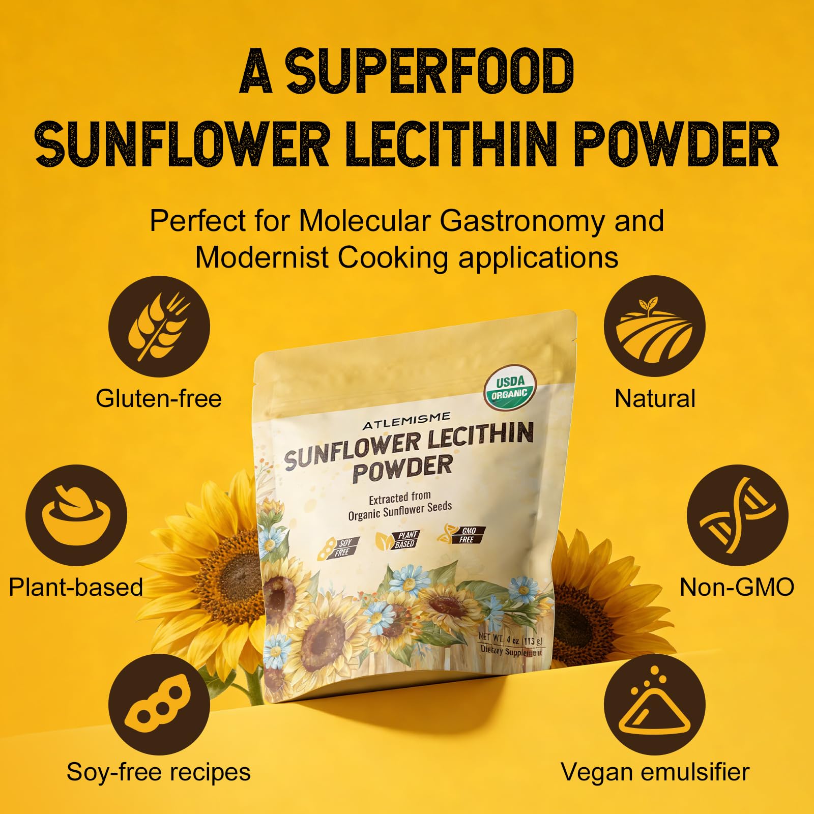 sunflower lecithin powder for smoothies
