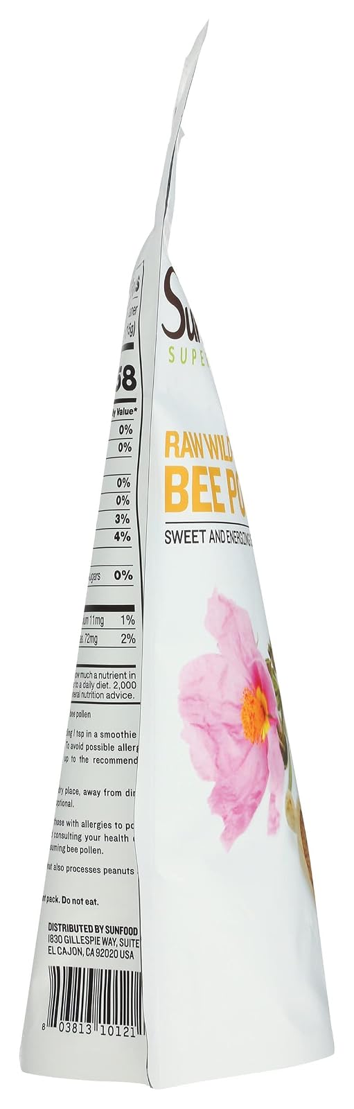 Sunfood bee pollen for smoothies