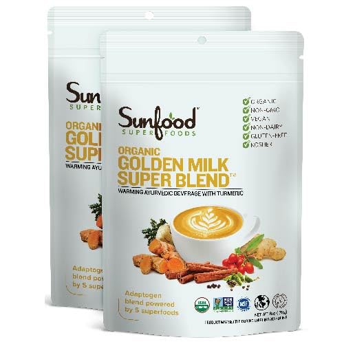 Sunfood golden milk turmeric powder
