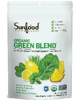 Sunfood Green Blend Organic multivitamins