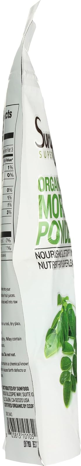 Sunfood organic moringa powder supplement