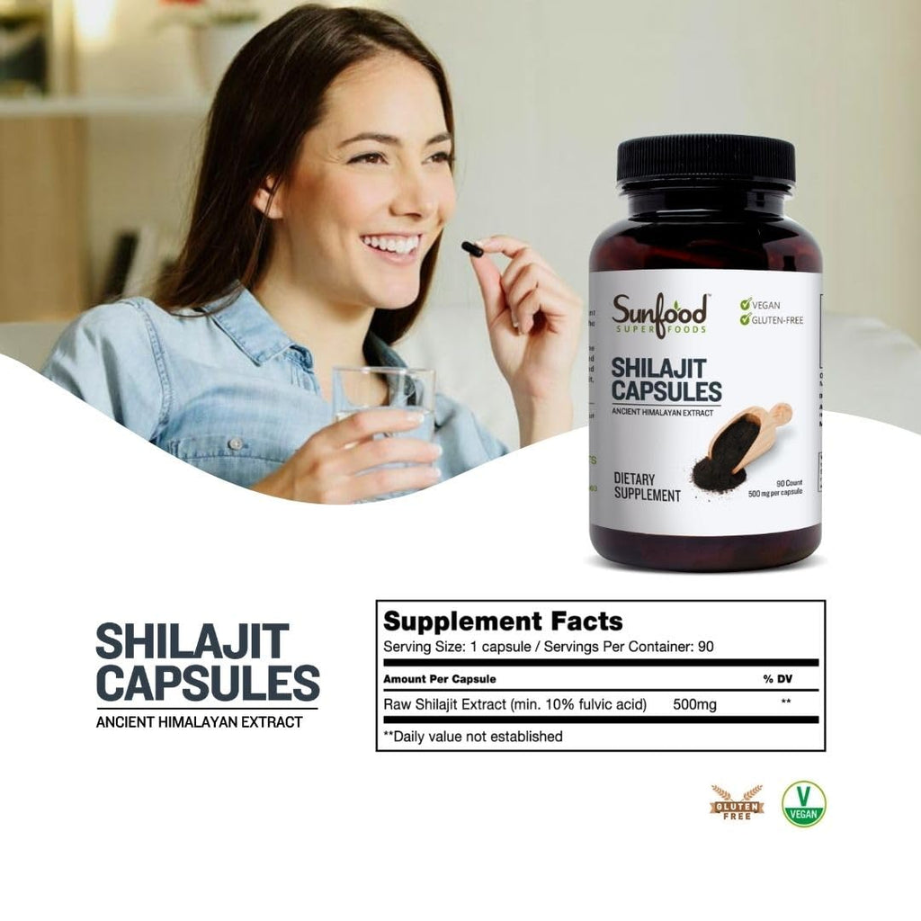 Sunfood shilajit for enhanced wellness