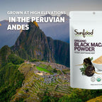 Sunfoods black maca powder nutrition