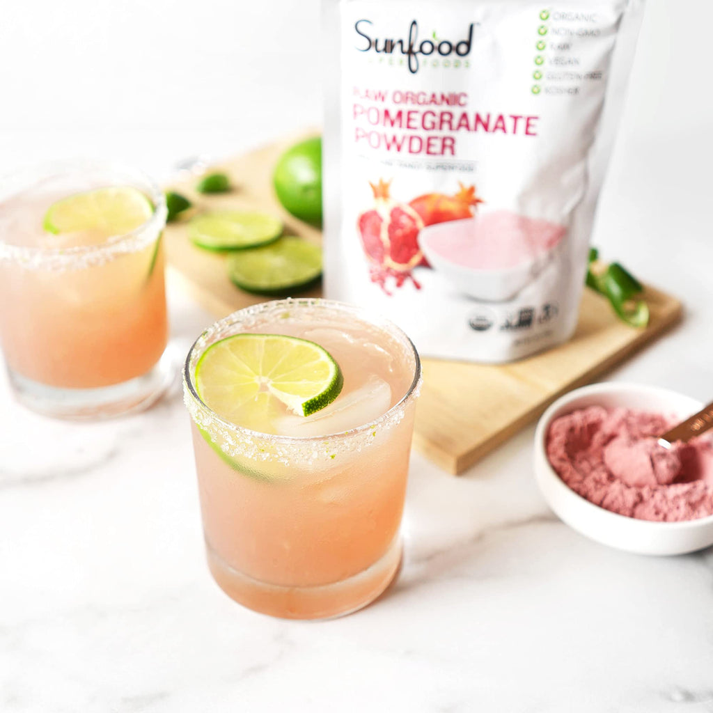 Sunfoods vegan pomegranate supplement uses