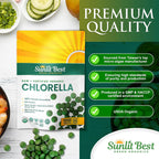 Sunlit spirulina and chlorella supplement