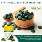 Sunlit spirulina for active lifestyles