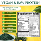 Sunlit spirulina powder for energy boost