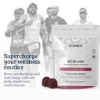 SUNMED mushroom gummies with adaptogens