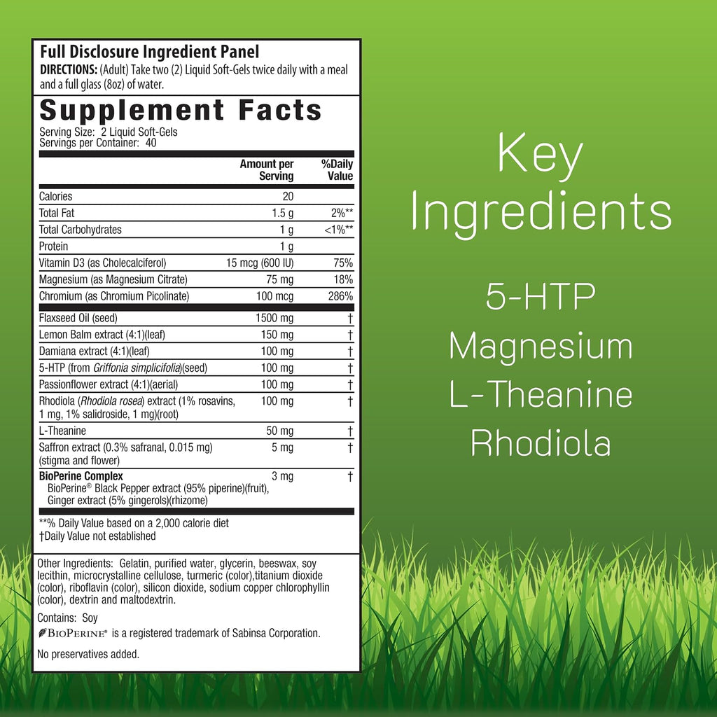 Sunny Mood 5-HTP softgels benefits