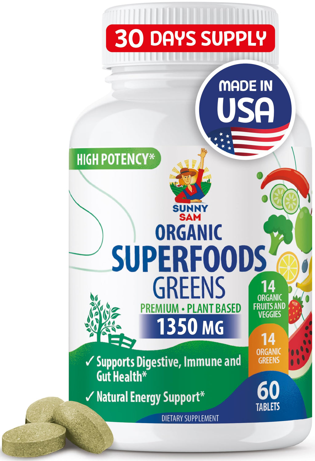 SUNNY SAM blended vitamin supplements
