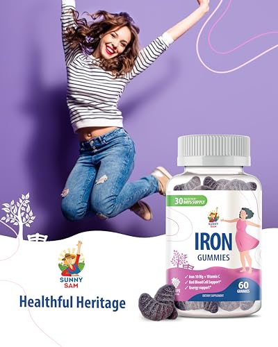 SUNNY SAM iron gummies for better absorption