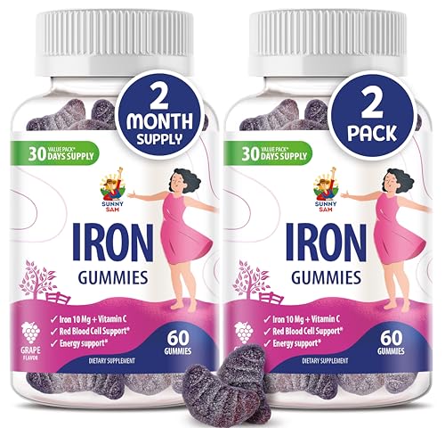 SUNNY SAM iron gummies for women