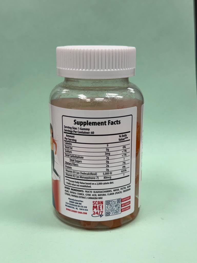 sunny sam vitamin d3 for energy