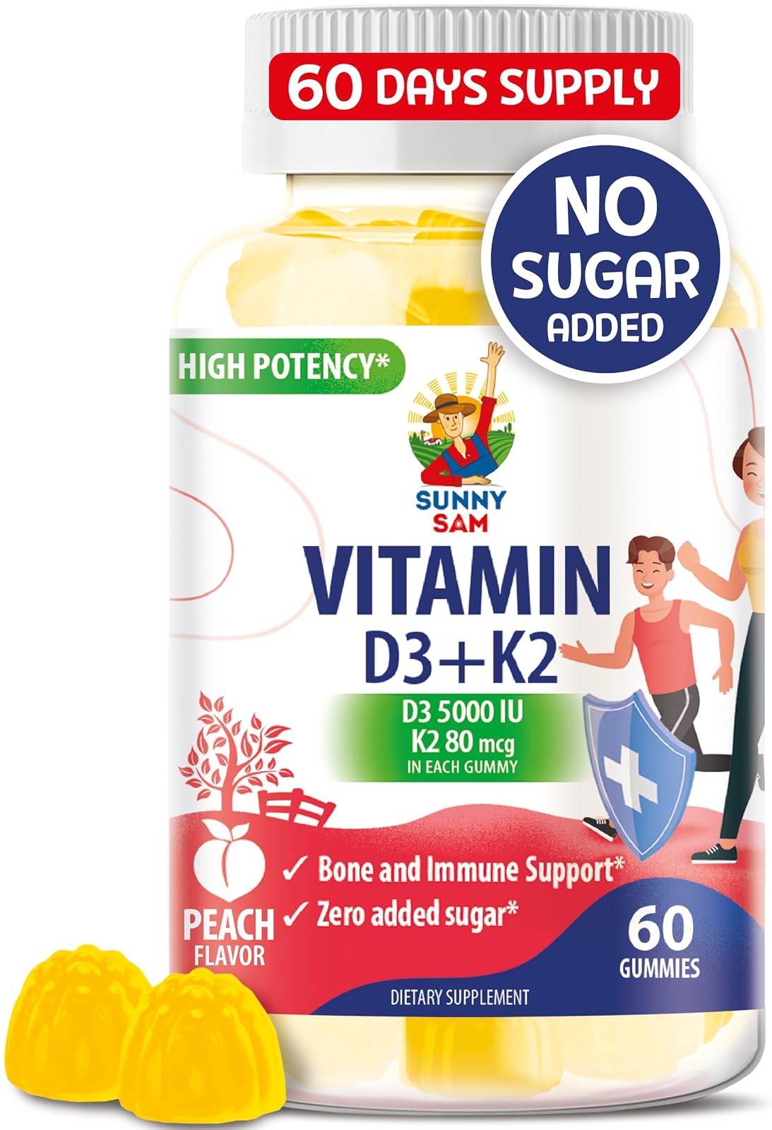 SUNNY SAM vitamin D3 gummies