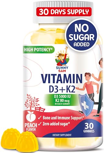 SUNNY SAM vitamin D3 gummy supplements