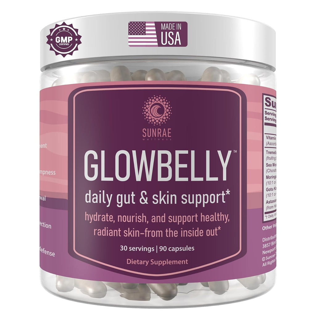 Sunrae Glowbelly skin supplement benefits