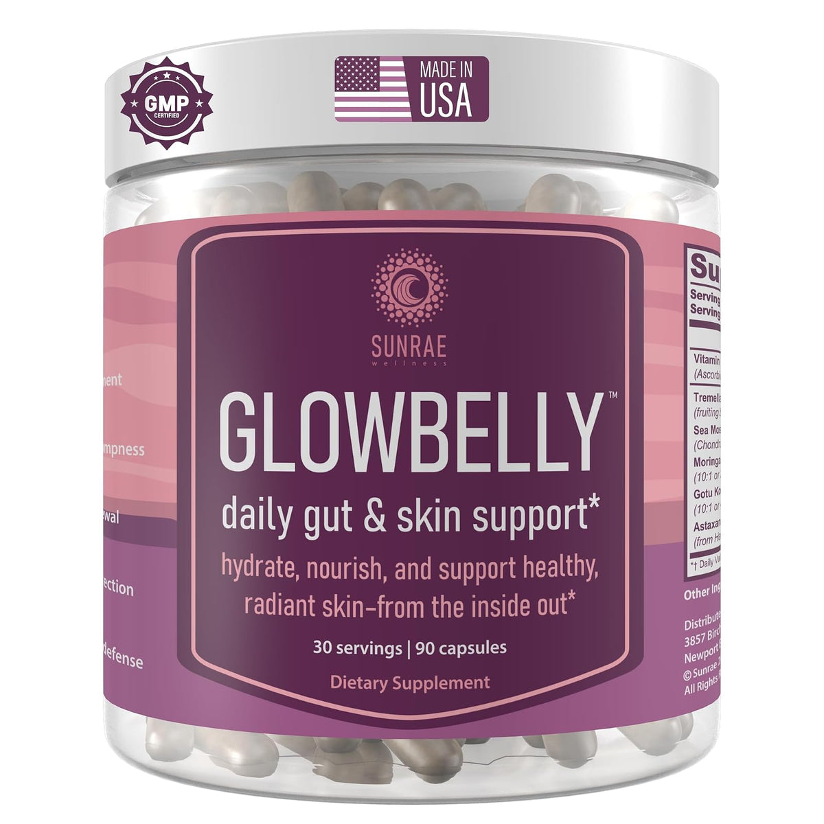 Sunrae Glowbelly skin supplement benefits