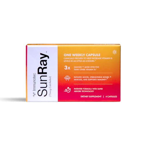 Sunray vitamin D 25 mcg capsules