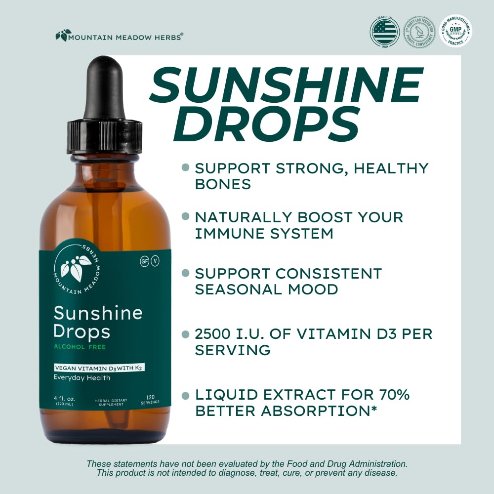 Sunshine drops for immune support
