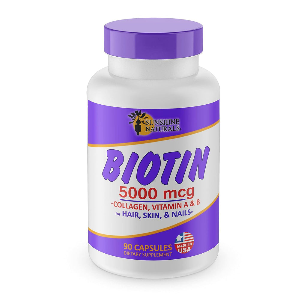 Sunshine Naturals Biotin 5000 mcg capsules
