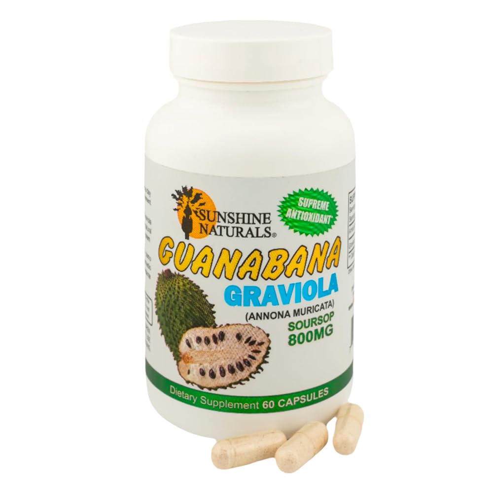 Sunshine Naturals Graviola antioxidant properties