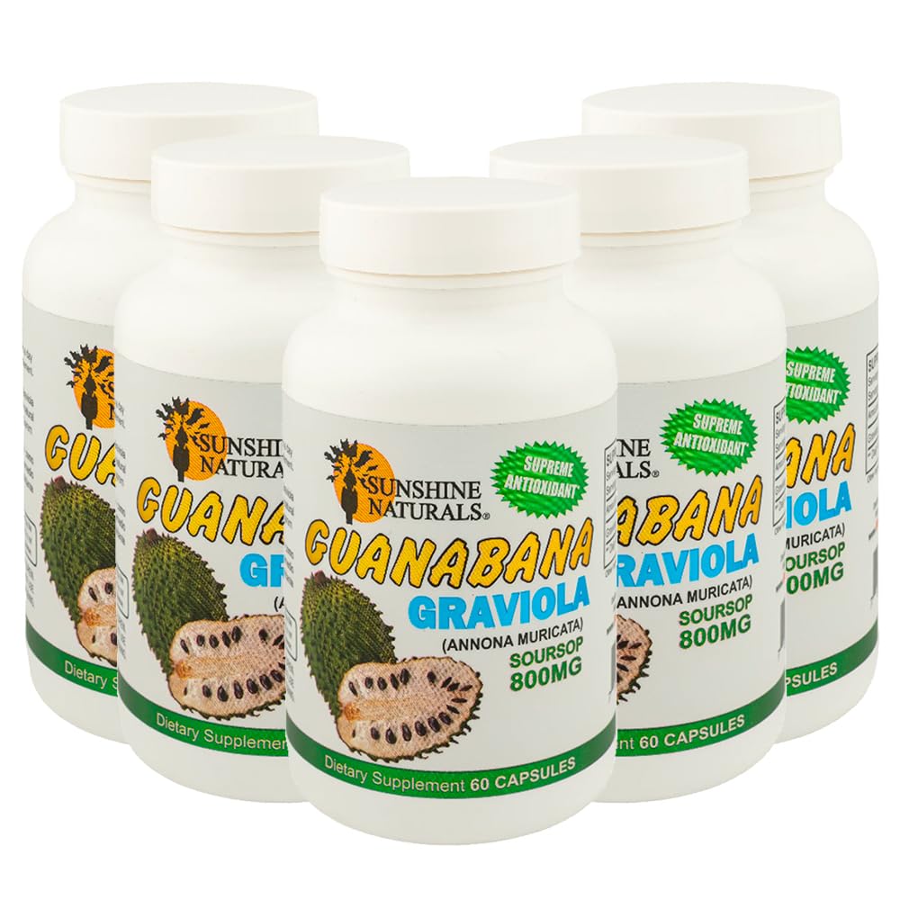 Sunshine Naturals graviola supplement capsules