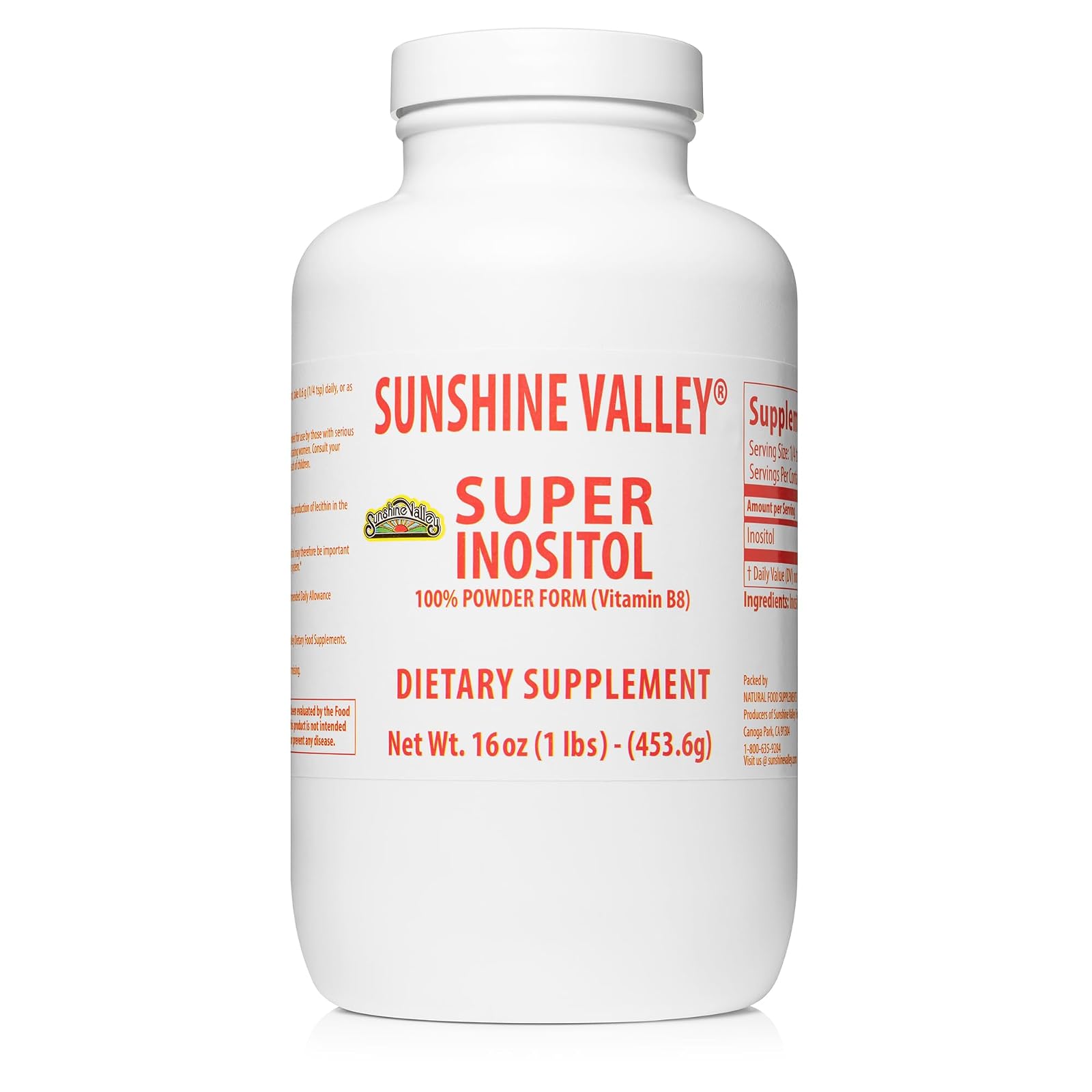 Sunshine Valley Inositol powder benefits