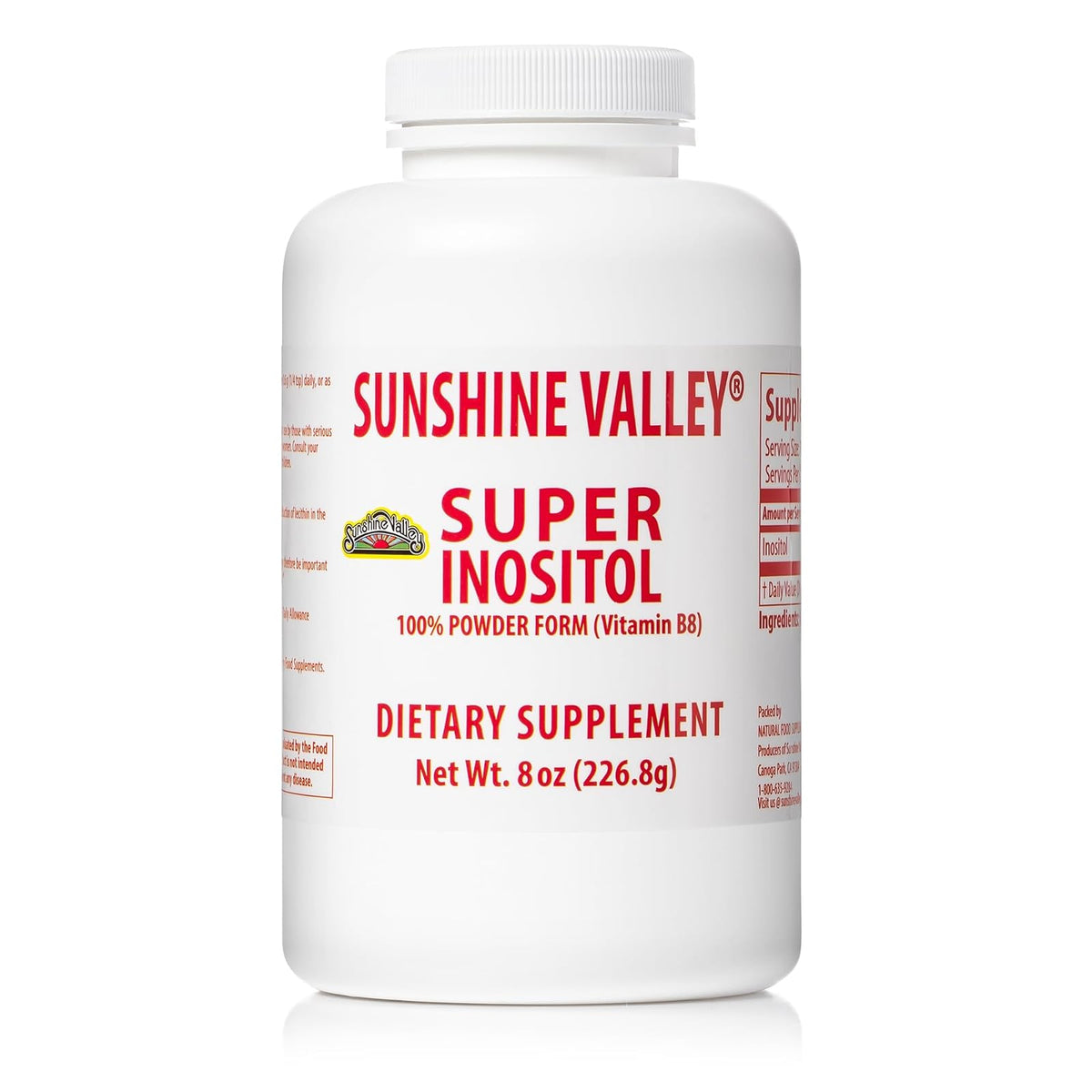 Sunshine Valley Super Inositol Powder benefits