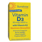 Sunshine Vitamin D3 K2 supplement
