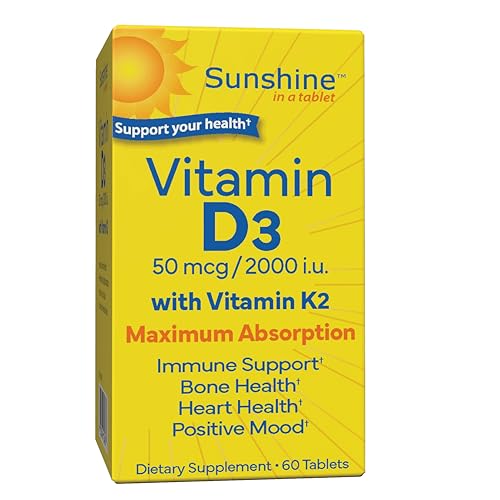 Sunshine Vitamin D3 K2 supplement