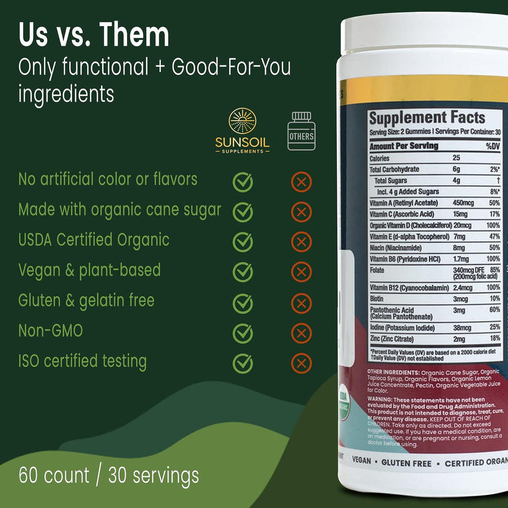 Sunsoil multivitamins for immune boost