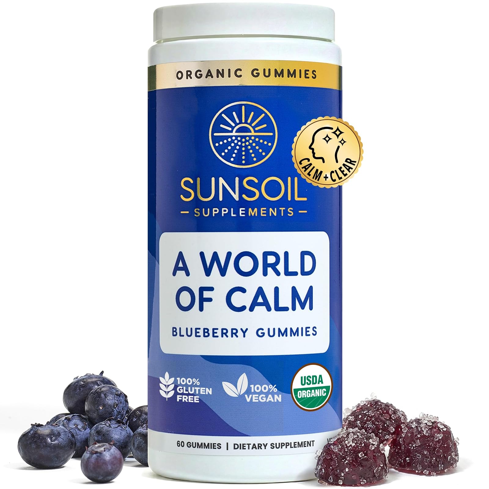 Sunsoil organic gummies for relaxation