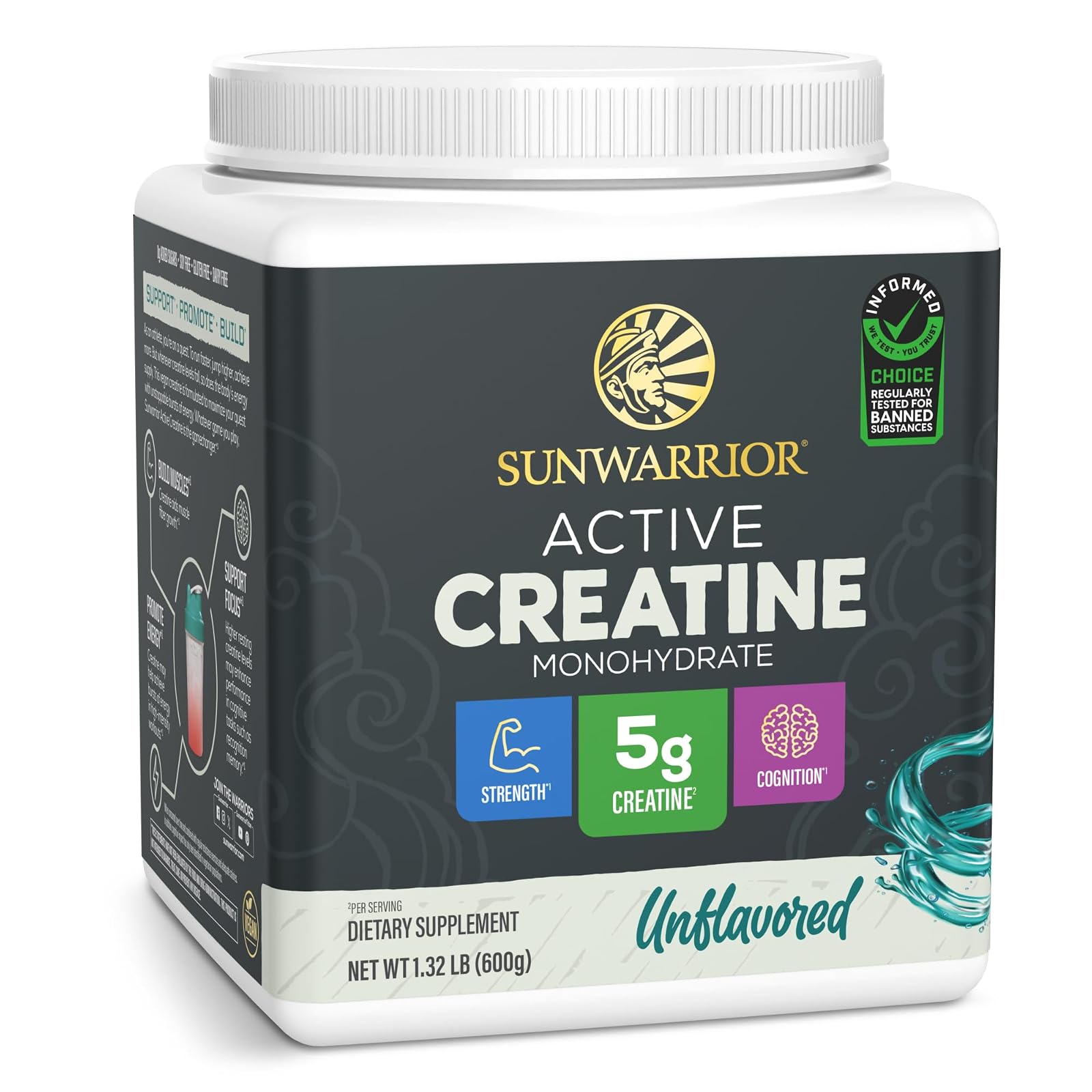 Sunwarrior creatine monohydrate powder