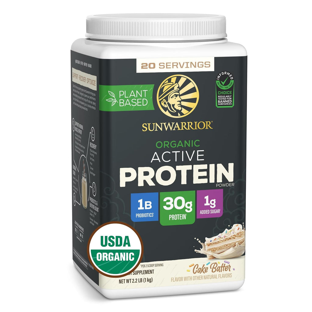 Sunwarrior organic chocolate protein powder