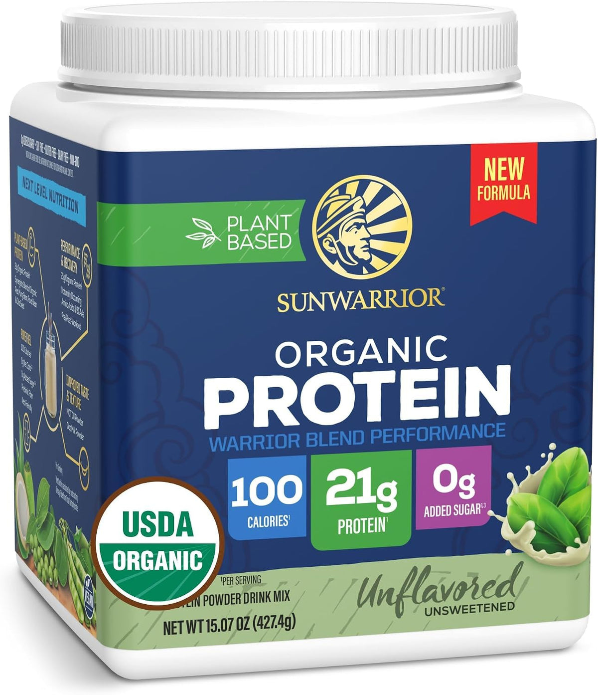 Sunwarrior organic plant protein blend