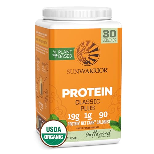 Sunwarrior organic protein powder unflavored