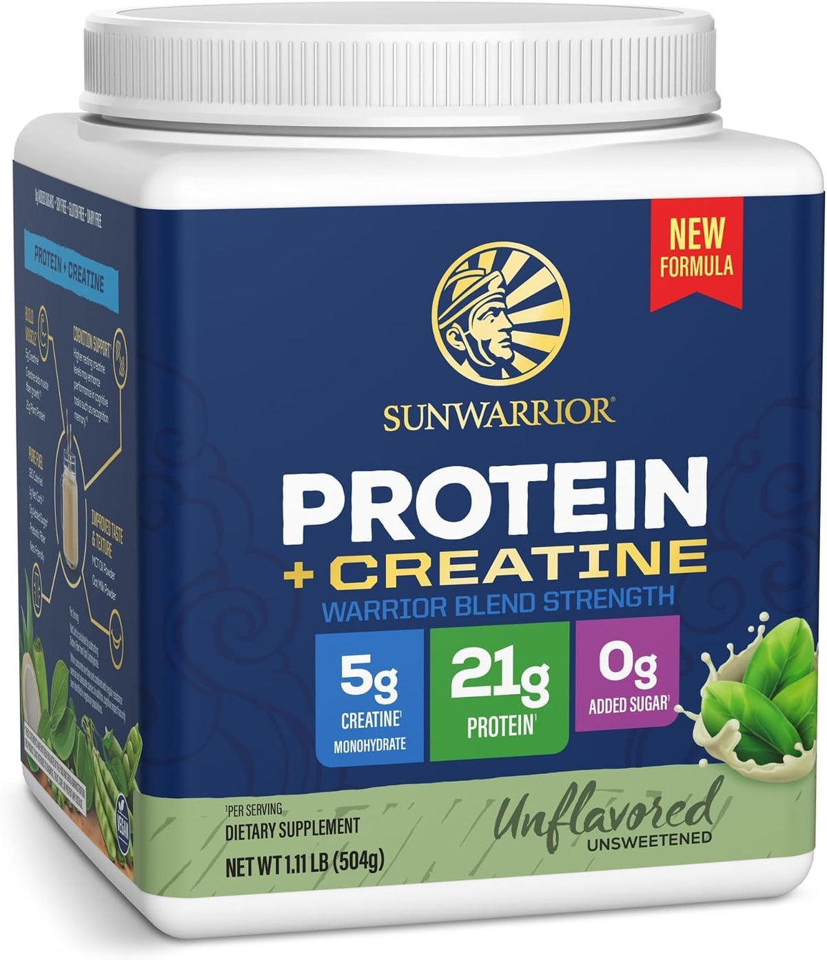 Sunwarrior plant protein powder unflavored
