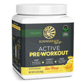 Sunwarrior pre-workout powder yuzu mango