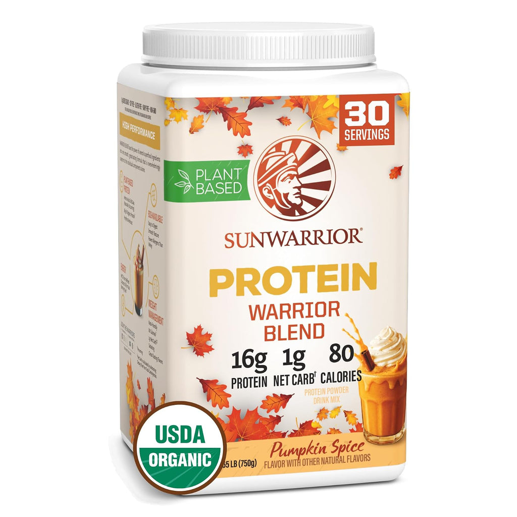 Sunwarrior pumpkin spice protein powder