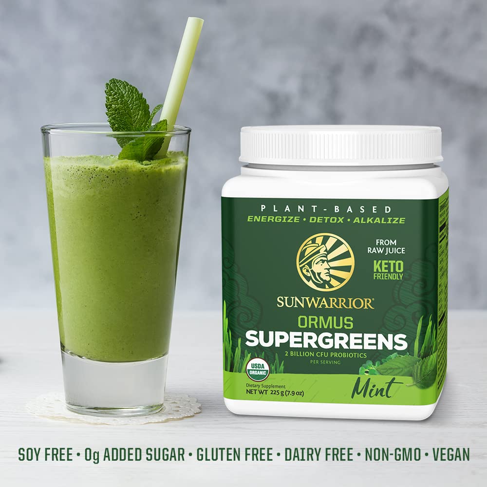 SUNWARRIOR supergreens for smoothies